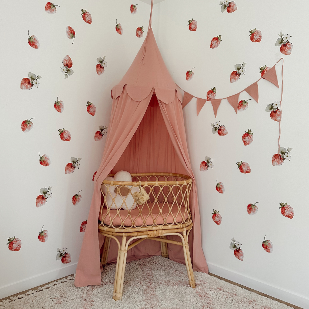 Strawberry Wall Decals – Little Rae Prints