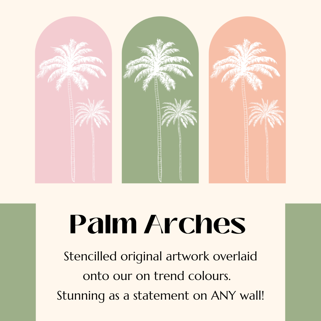 Palm Arch Wall Decals – Little Rae Prints