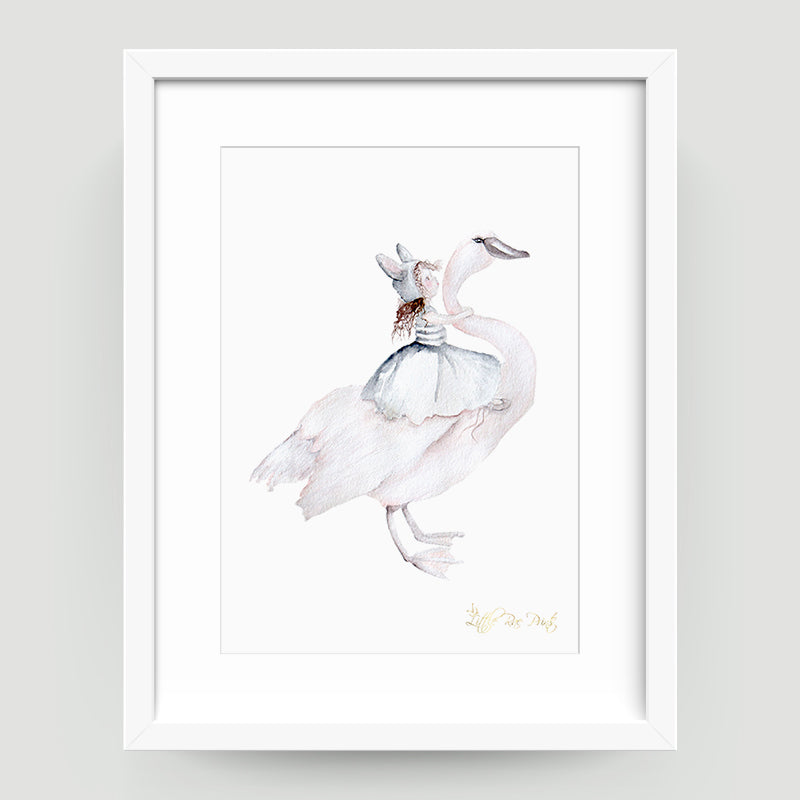 A3 Belle Swan – Little Rae Prints