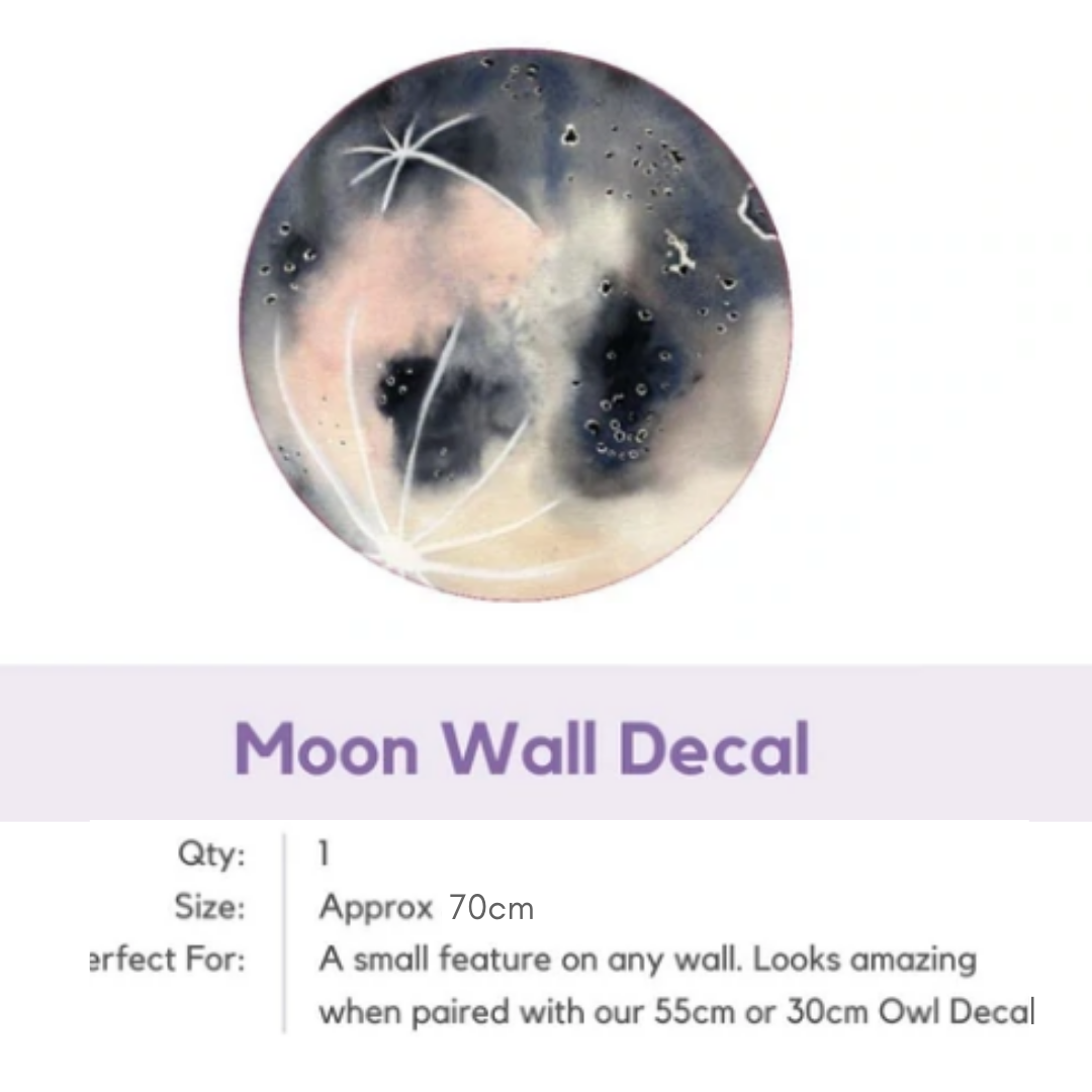 Moon Wall Decal – Little Rae Prints