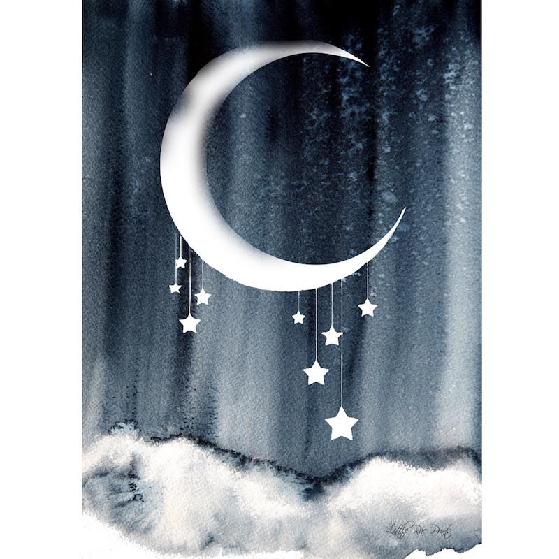 Midnight Blue A3 – Little Rae Prints