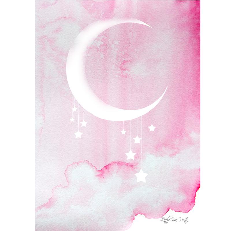Midnight Pink A3 – Little Rae Prints